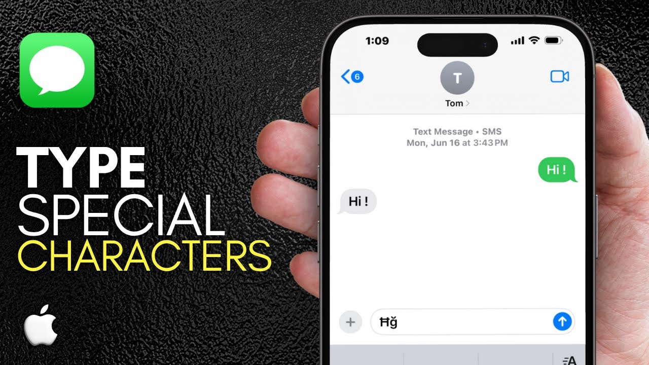 How To Type Special Characters And Symbols On iPhone? - YouTube