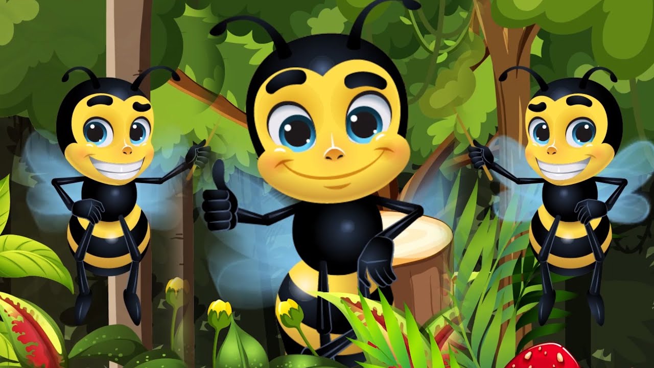 Honey Bee and more Songs | Little Poppy Tales Kids Songs and Nursery ...