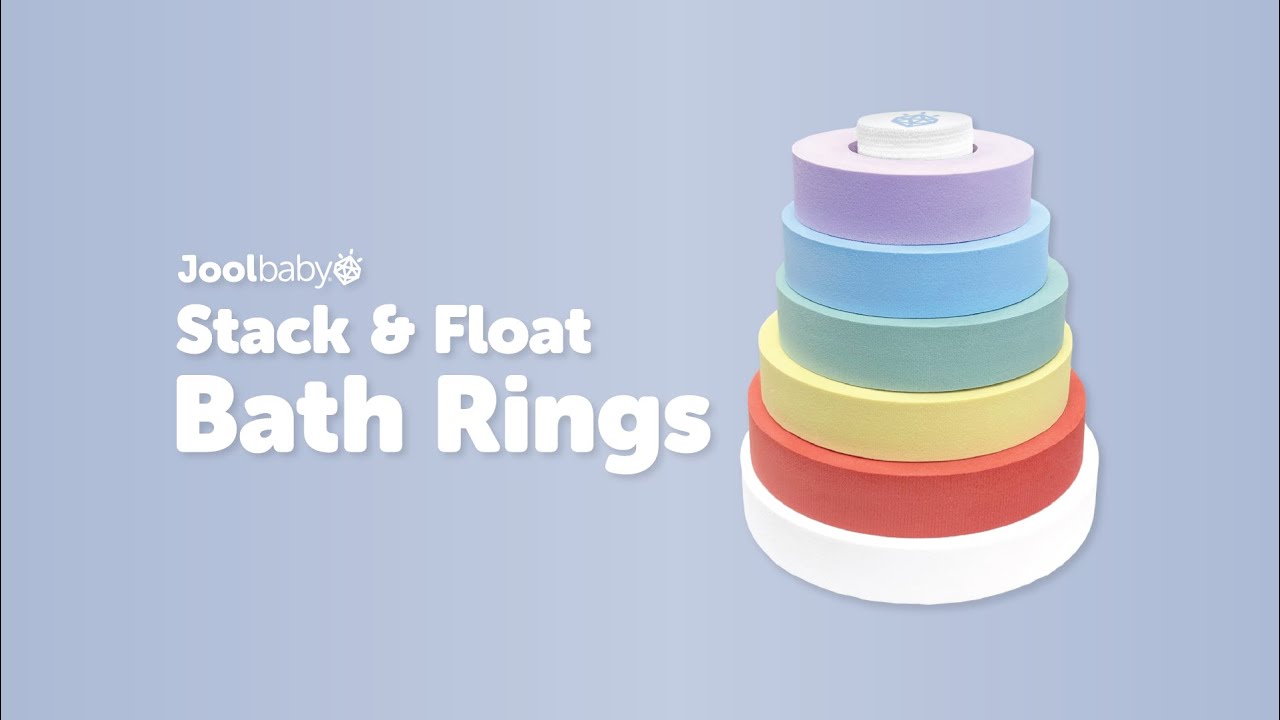 Jool Baby Stack & Float Bath Rings! - YouTube