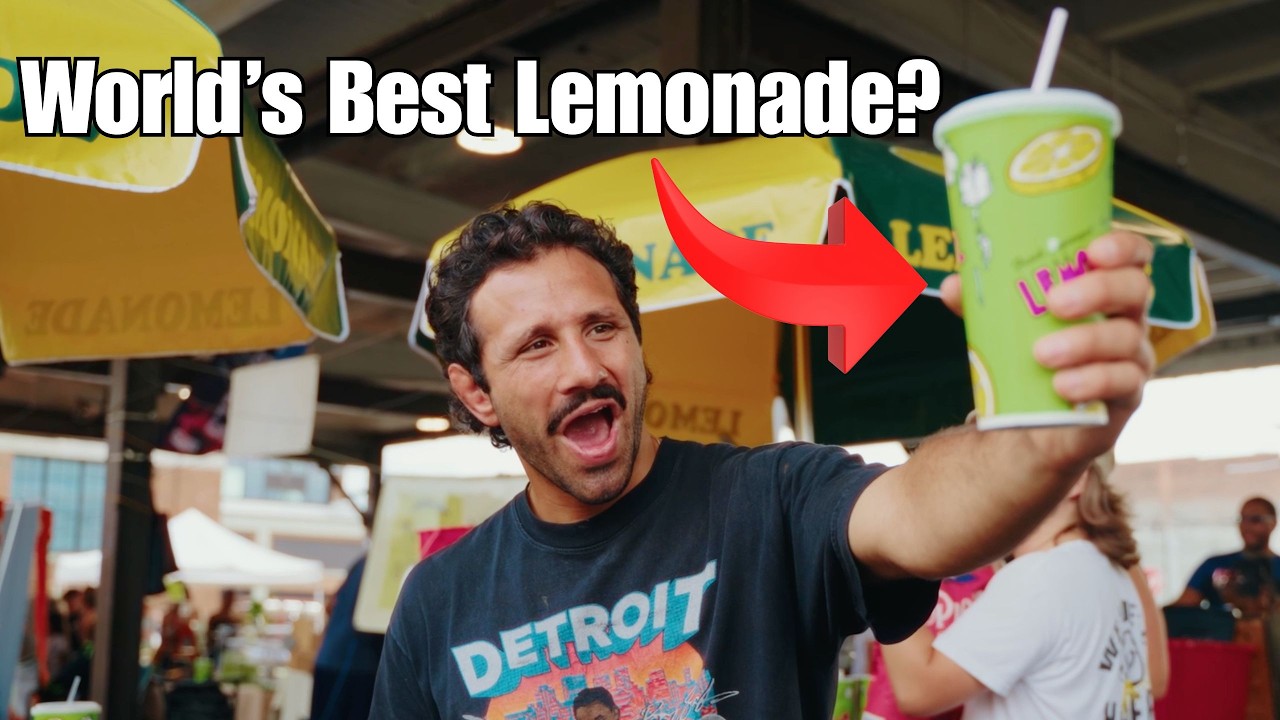 This Lemonade Stand Makes $4000/Day?! - YouTube
