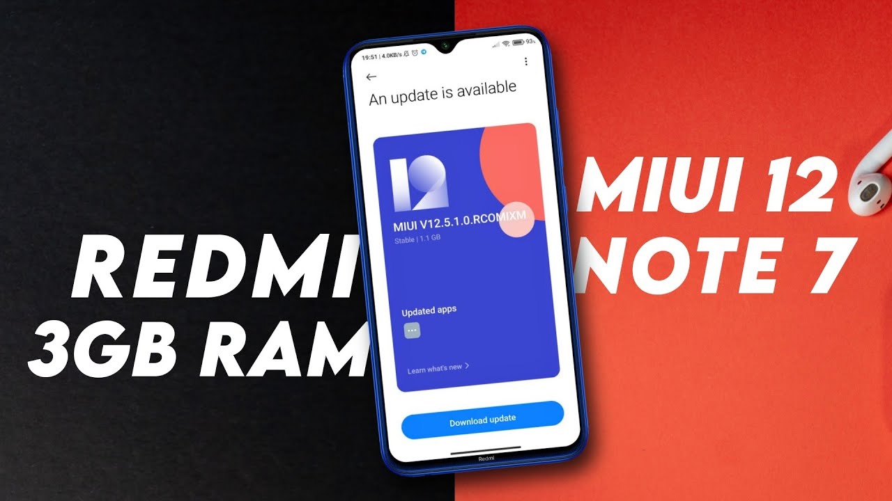 Redmi Note 7/7s - MIUI 12 Rom for 3GB RAM Users | MIUI New Update ...