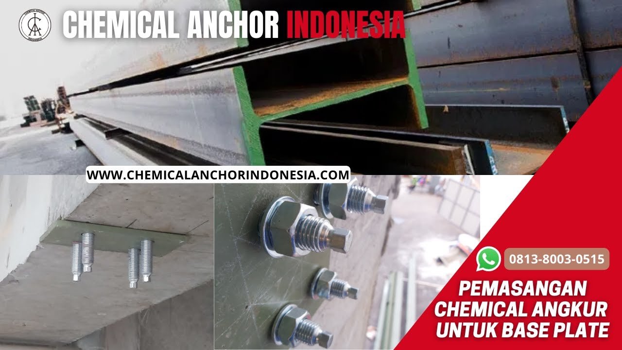 Pemasangan Chemical Angkur Untuk Base Plate - YouTube