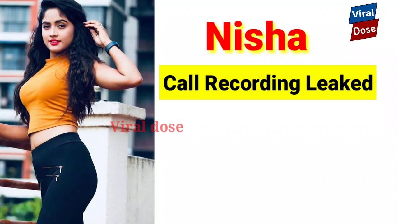 Nisha Guragain Call Recoding Viral After her Leaked Video || Tik Tok ...