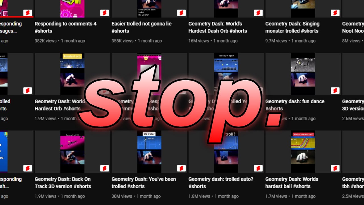 I Hate Geometry Dash Youtube Shorts Heres Why Youtube