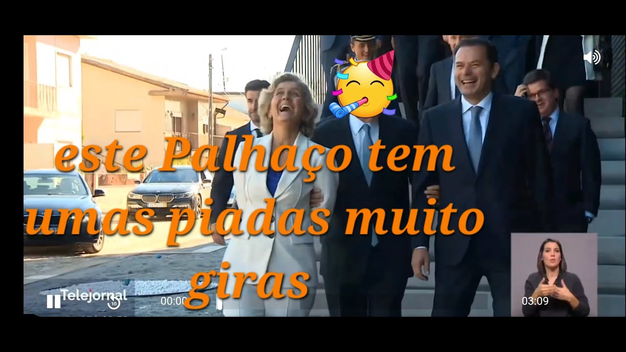 António Costa, ainda goza com o Presidente da Republica. - YouTube