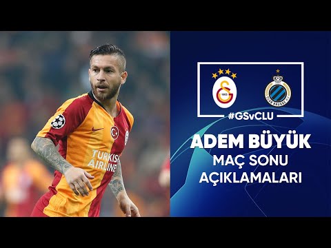 🎙 Adem Büyük'ün maç sonu açıklamaları | #UCL #GSvCLU