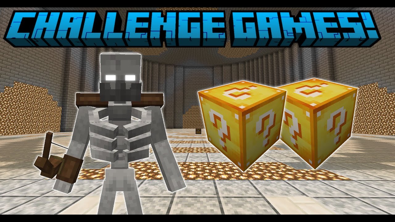 Minecraft: Mutant Skeleton Challenge Games! (Modded Mini Game) - YouTube