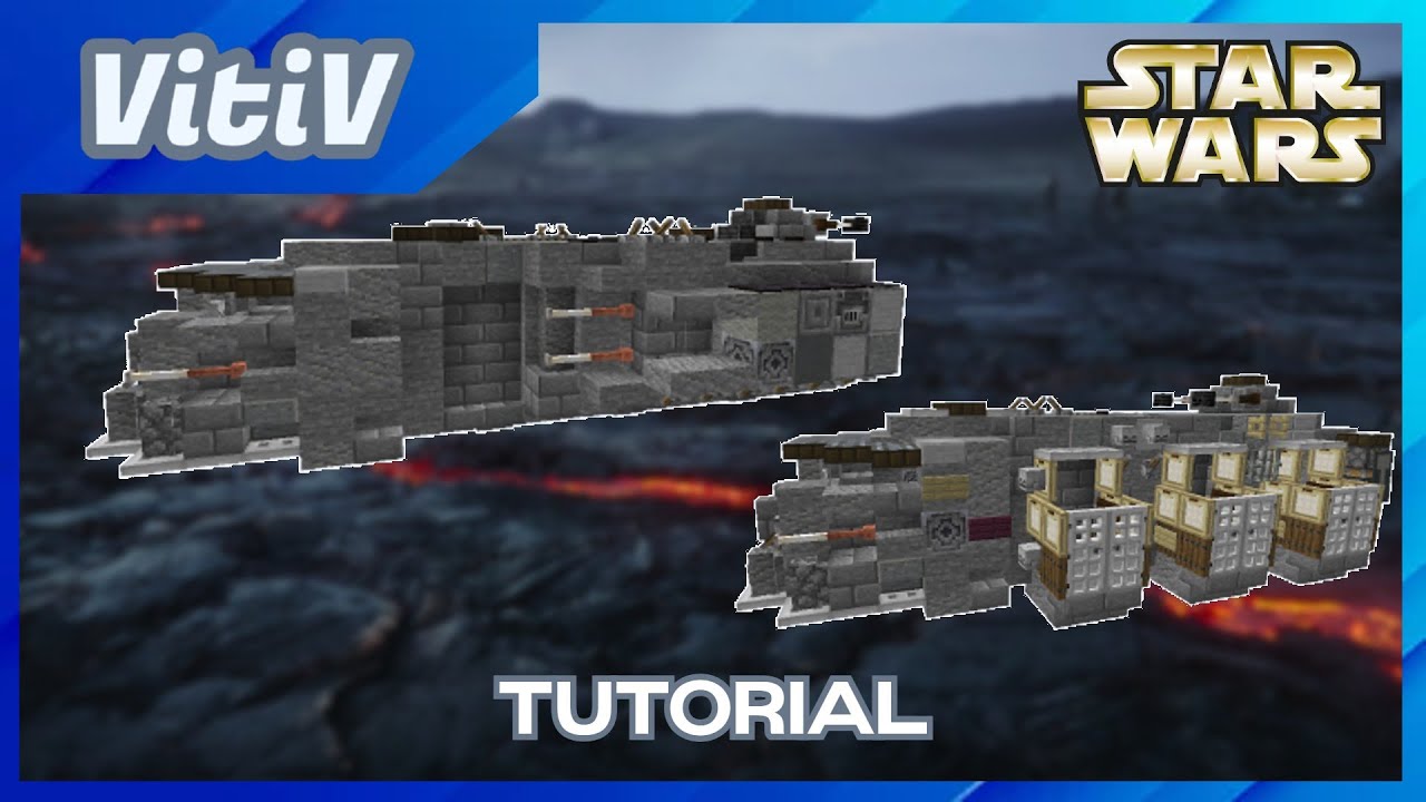 Star Wars Imperial Troop Transport and Trexler Marauder in Minecraft - 2:1 Scale - Tutorial ...