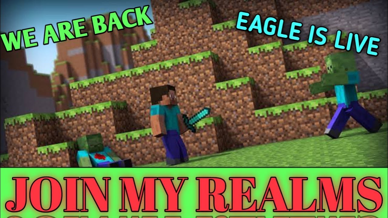 JOIN MY REALMS // PLAY WITH ME ON LIVE STREAM // #385SUBS // #MINECRFT ...