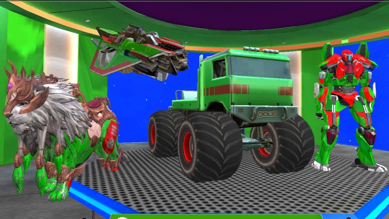 Space Robot Games Unlock New Robot Part 08 , Lion Robot Car Game ...