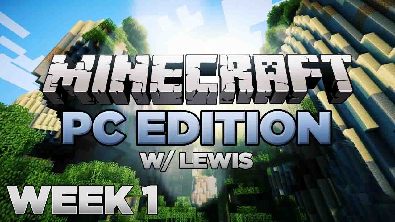 Minecraft: Survival - Episode 1 [PC MINECRAFT] - W/Commentary - YouTube