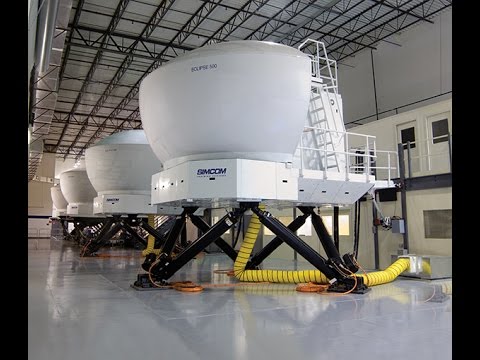 CRJ-200 LEVEL D FULL MOTION FLIGHT SIMULATOR - YouTube