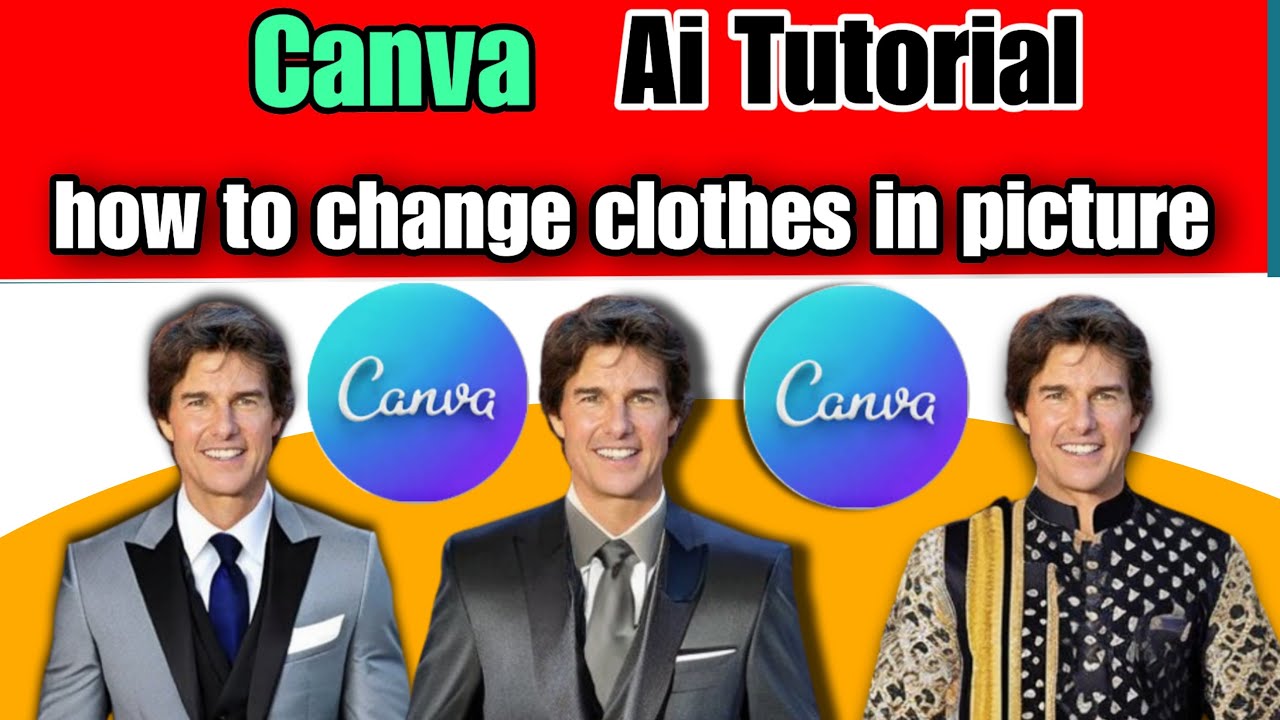 How to change Clothes of Photo in Canva | Canva Ai Tutorial - YouTube