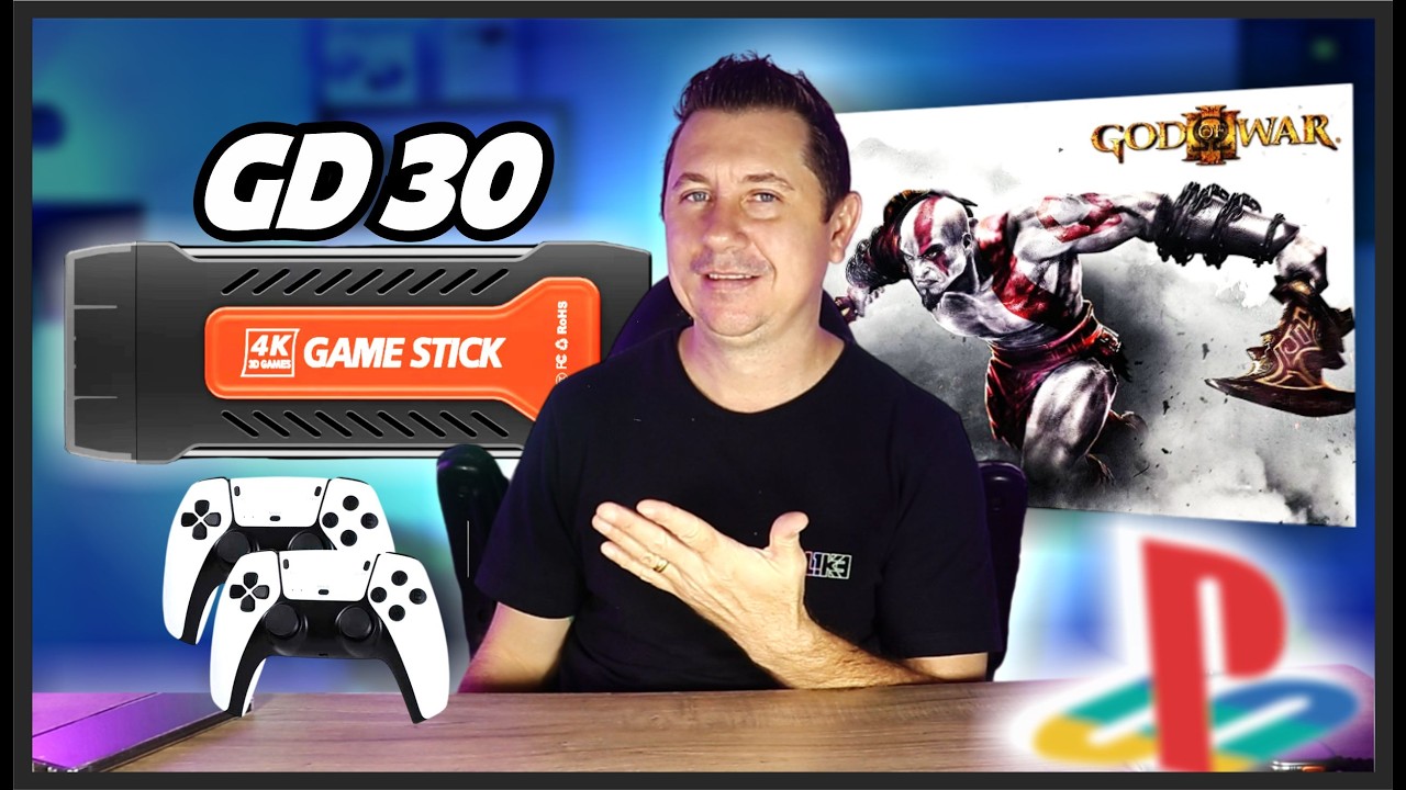 Game Stick GD30 com SISTEMA ATUALIZADO e NOVOS CONTROLES ! - YouTube