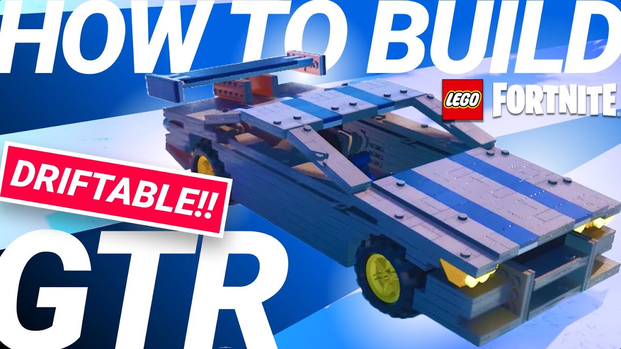 How to Build a GTR !! Lego Fortnite / Nissan GTR R34 / Drift Mod ...
