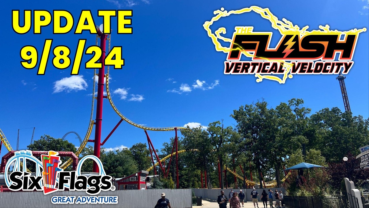 Flash: Vertical Velocity Update 9/8/24! | Six Flags Great Adventure ...