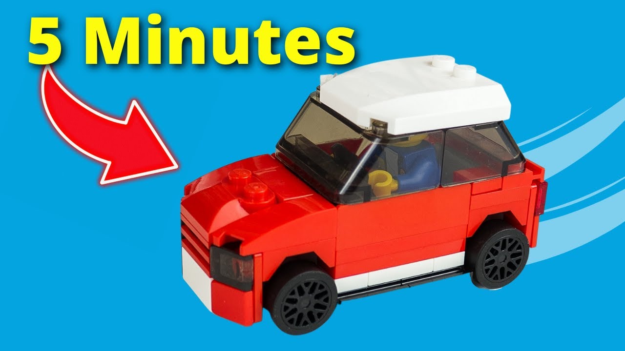 Compact LEGO City Car Tutorial - Easy to Build! - YouTube
