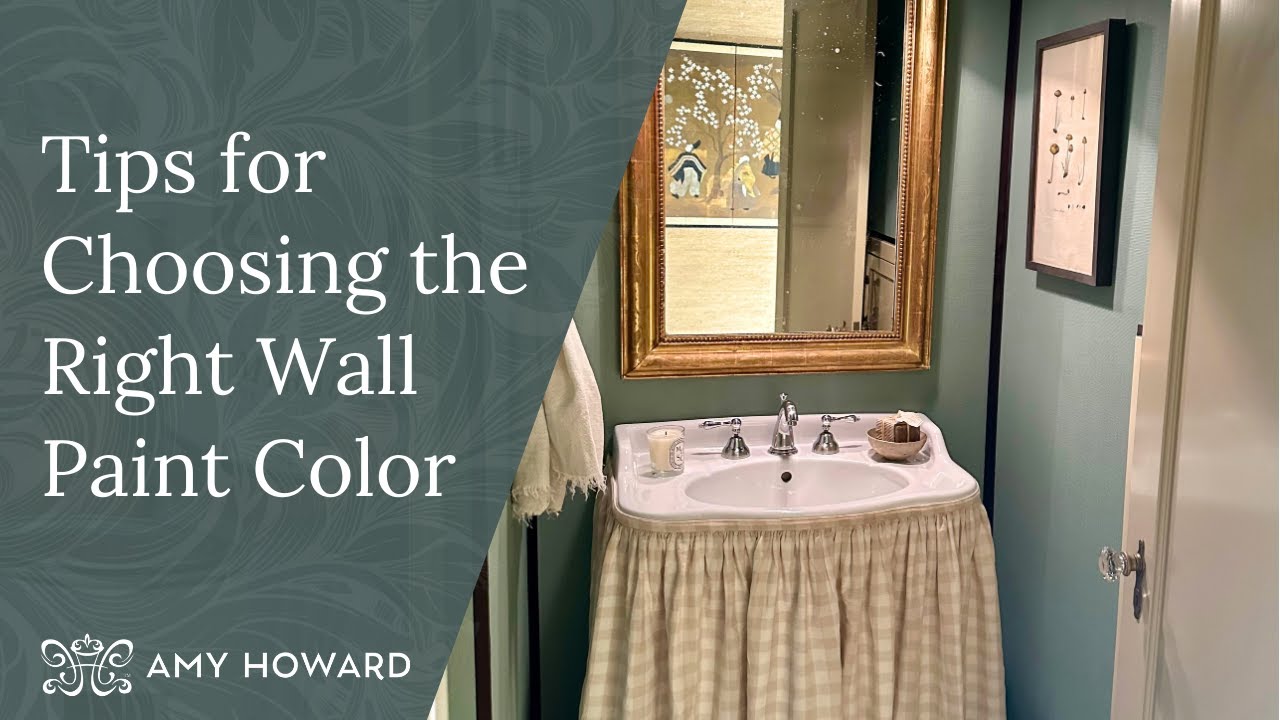 Tips for Choosing the Right Wall Paint Color - YouTube