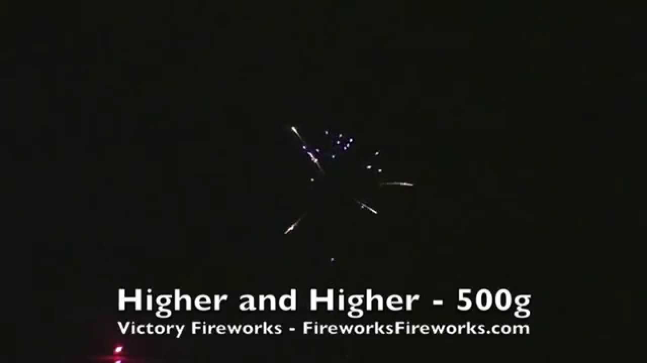 Higher and Higher 500g Asia Pyro Fireworks - YouTube