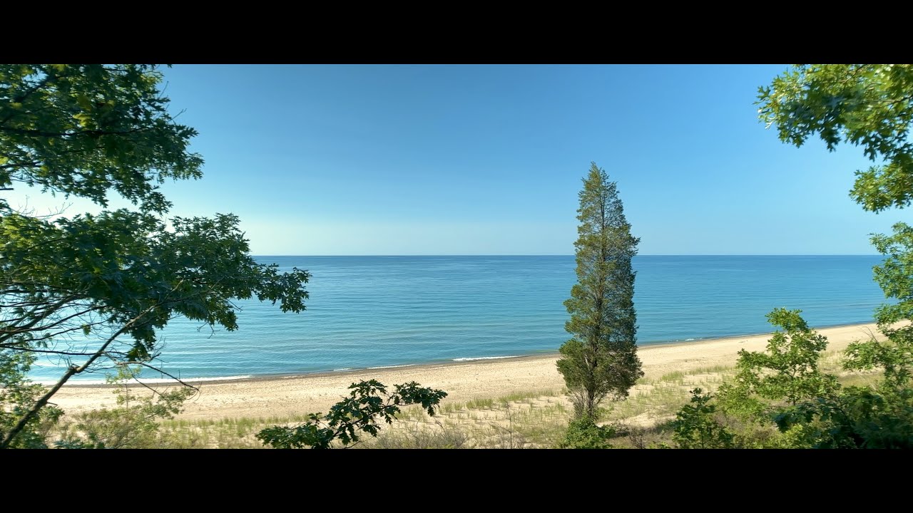 Trekking Along Sandy Shores of Lake Michigan | Indiana Dunes & Lofi ...