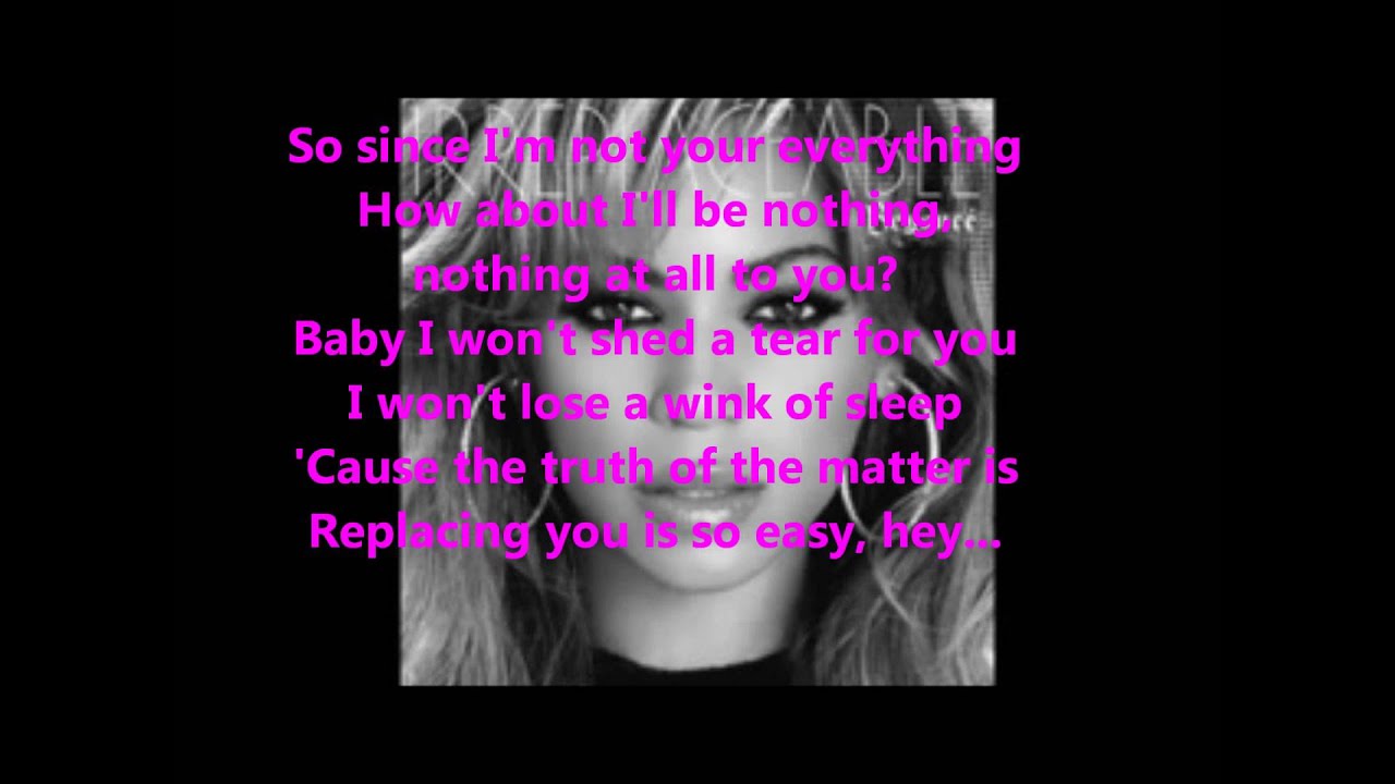 Irreplaceable Karaoke Acoustic by Beyonce - YouTube