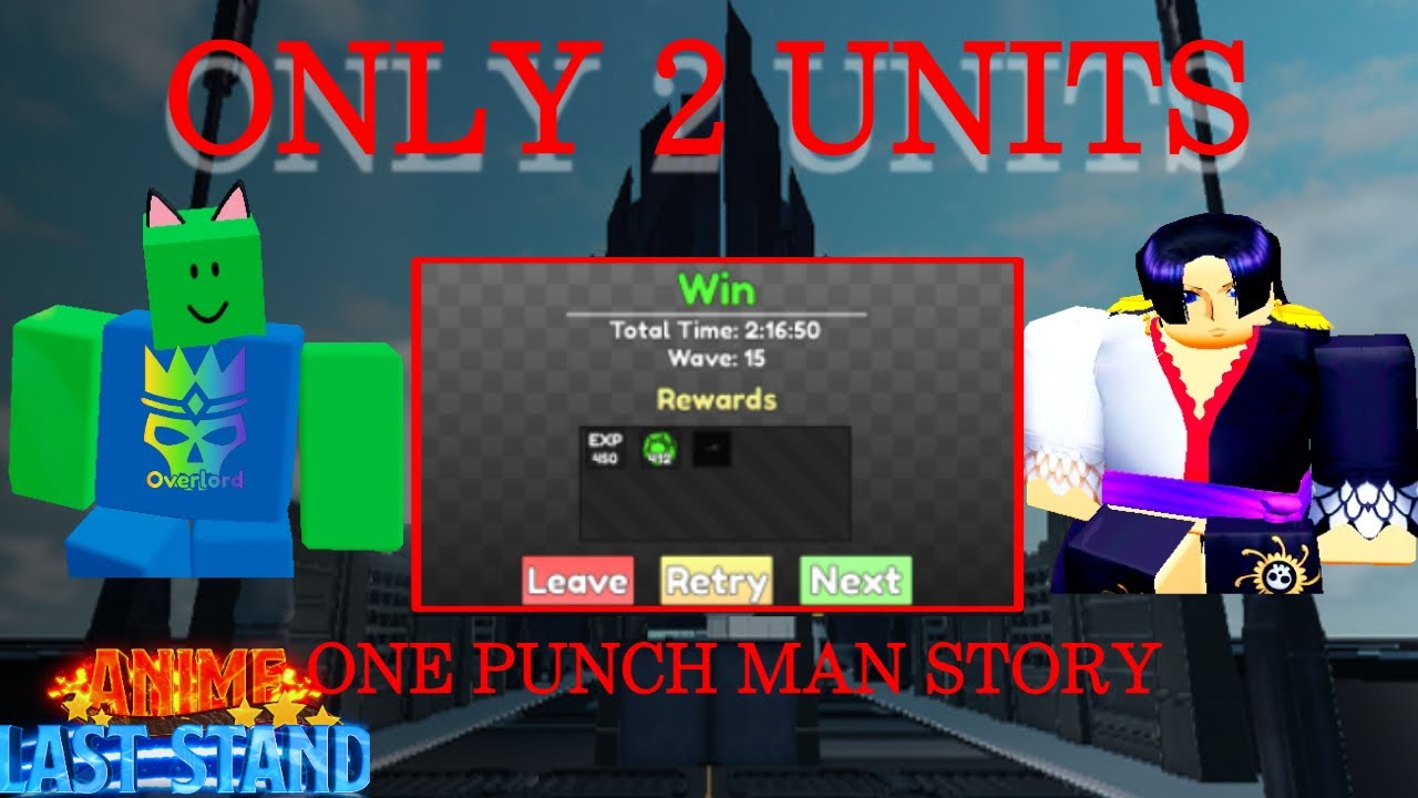 One Punch Man Tinytask Anime Last Stand (overlord units) - YouTube