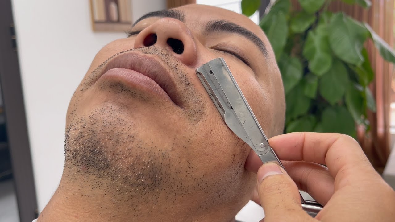 ASMR 🦌 FOR A GOOD SLEEP | SHAVING BEARDS AND DEAD SKIN FOR MAN ...