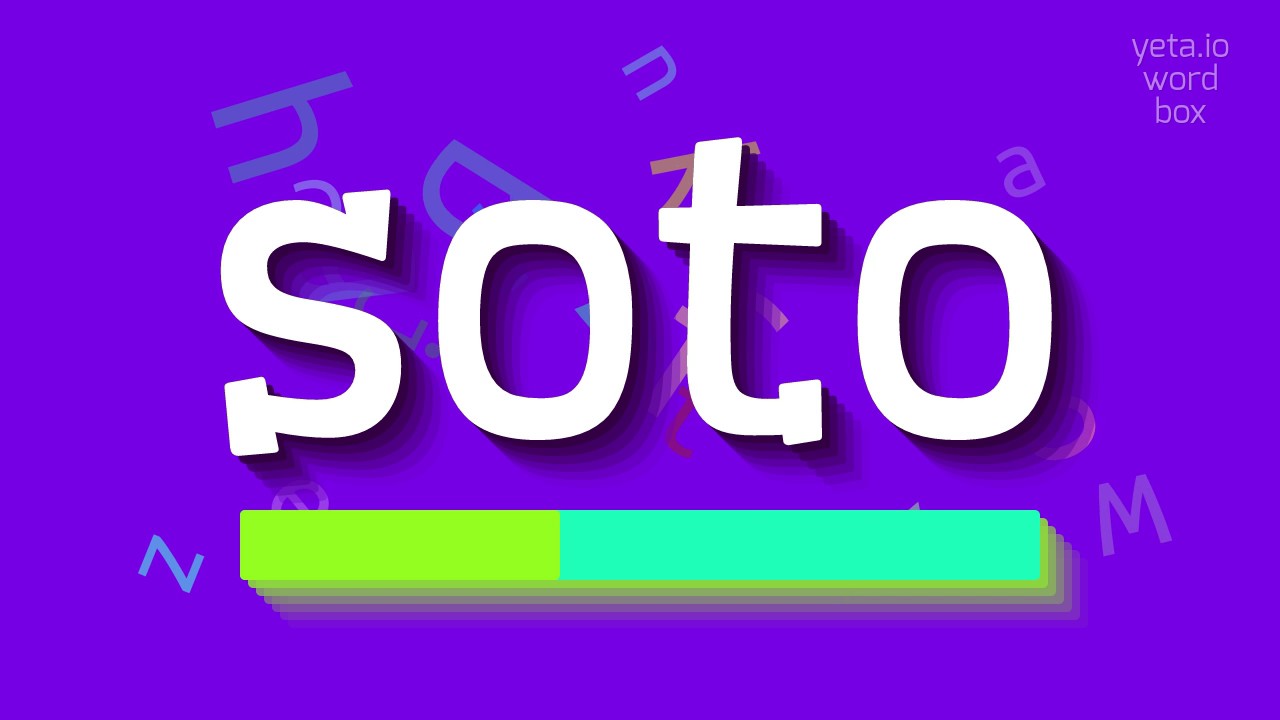 How to say "soto"! (High Quality Voices) - YouTube