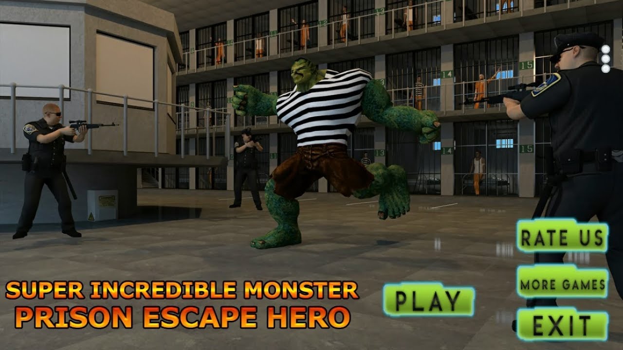 Incredible Moster Hero Vs Police | Super Incredible Monster Prison ...