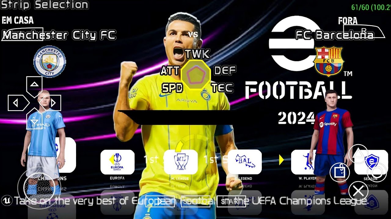 eFootball PES 2024 PPSSPP Camera PS5 Graphics HD Android Offline Full ...