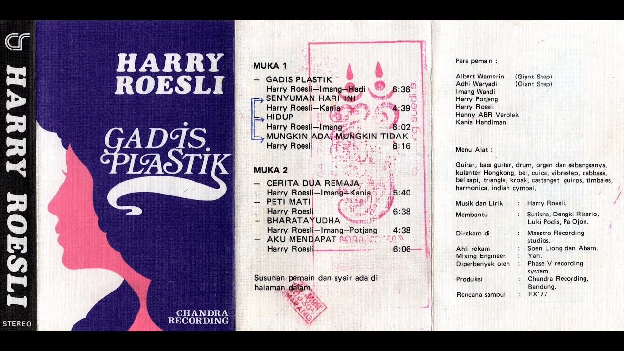 Harry Roesli - Hidup - YouTube