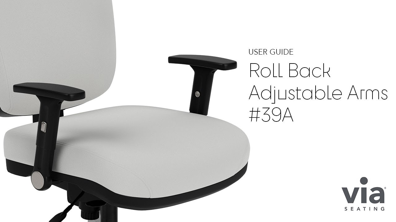 39A Adjustable Arms user guide | Via Seating - YouTube