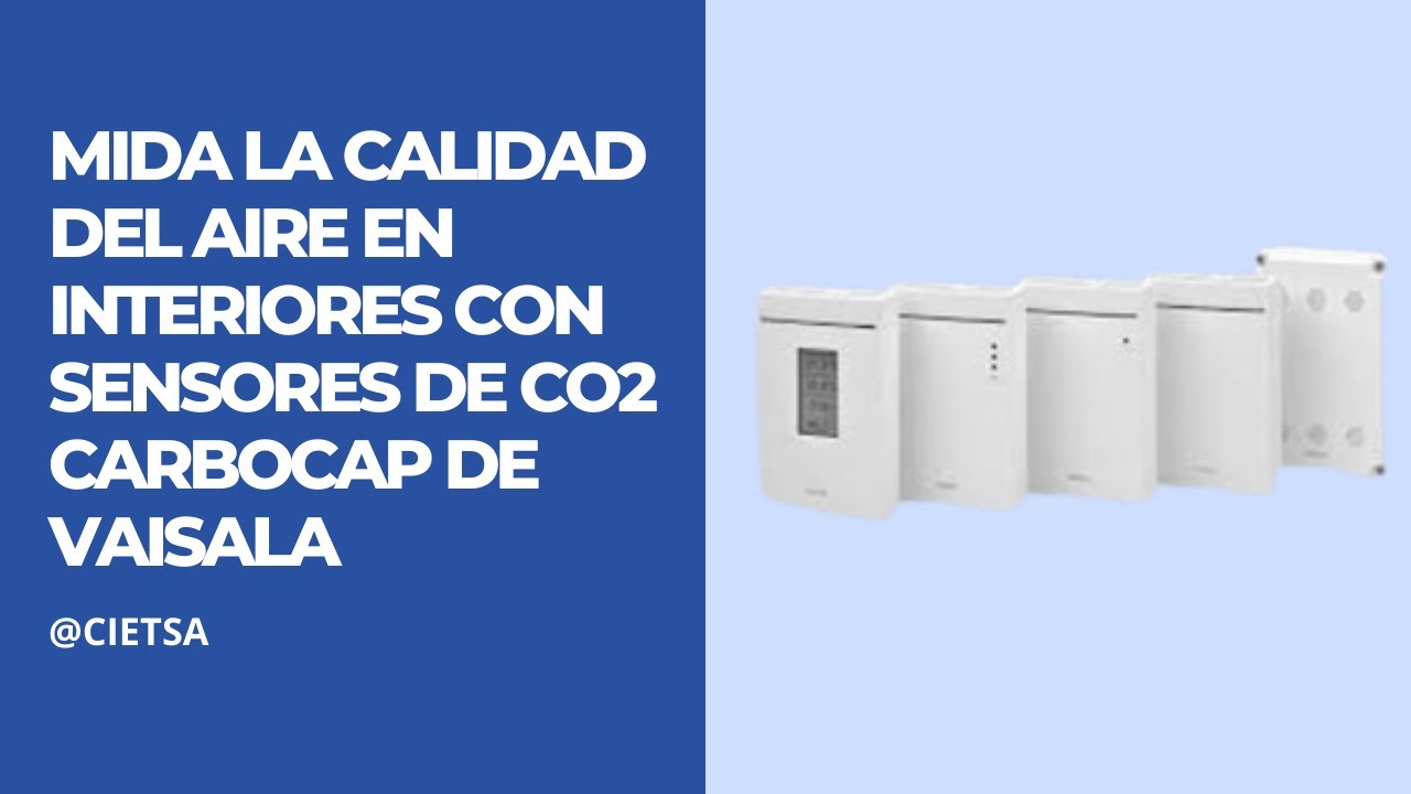 Mida la calidad del aire en interiores con sensores de CO2 CARBOCAP de ...