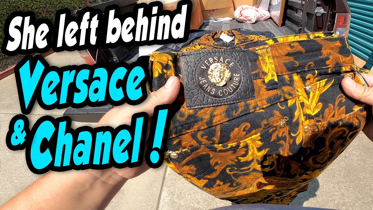 She left behind vintage VERSACE & CHANEL in the locker I bought at the ...