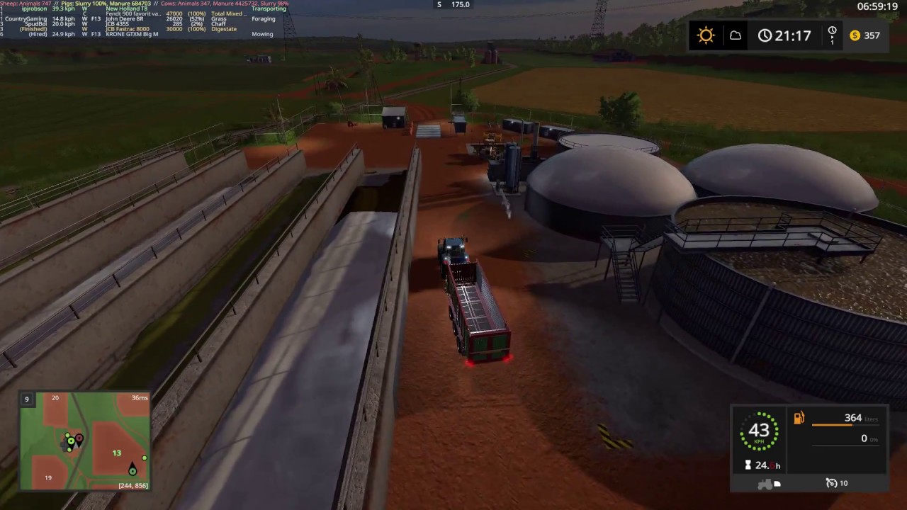 Farming Simulator 17 - Platinum Map - Collecting grass #FS17 - YouTube