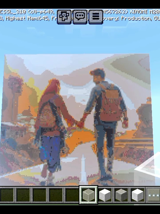 Minecraft Build From Logo 🎭🎭//How to make Minecraft Pixcel Art// # ...