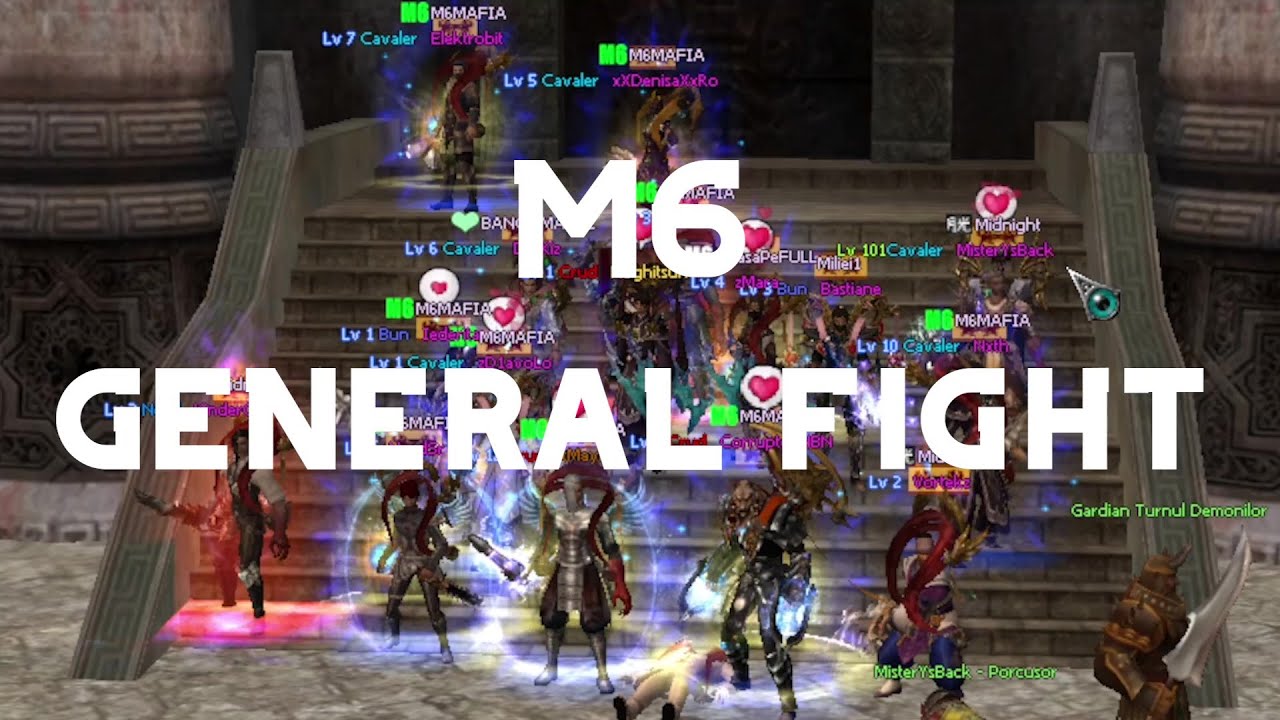 M6MAFIA GENERAL FIGHT - PVP METIN2 RO - YouTube