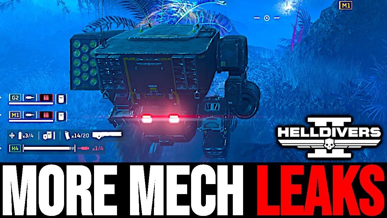 More LEAKED Mech Gameplay in Helldivers 2 - YouTube