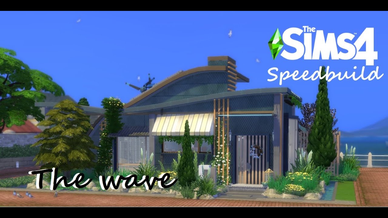 The wave (SIMS 4 SPEEDBUILD) - YouTube