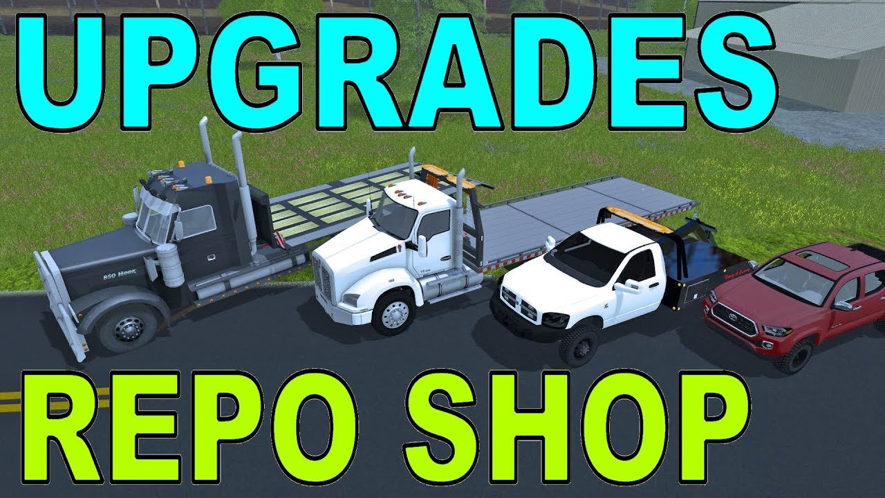 Farming Simulator 17 | Repo Shop Upgrades | New Rollbacks, Wreckers ...