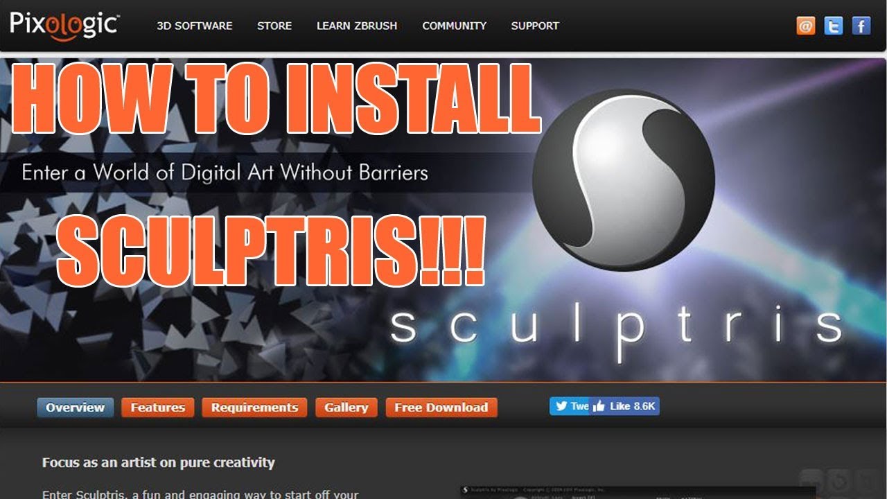 How to Use Sculptris pixologic Download and Install ( Sculptris Tutorial) - YouTube