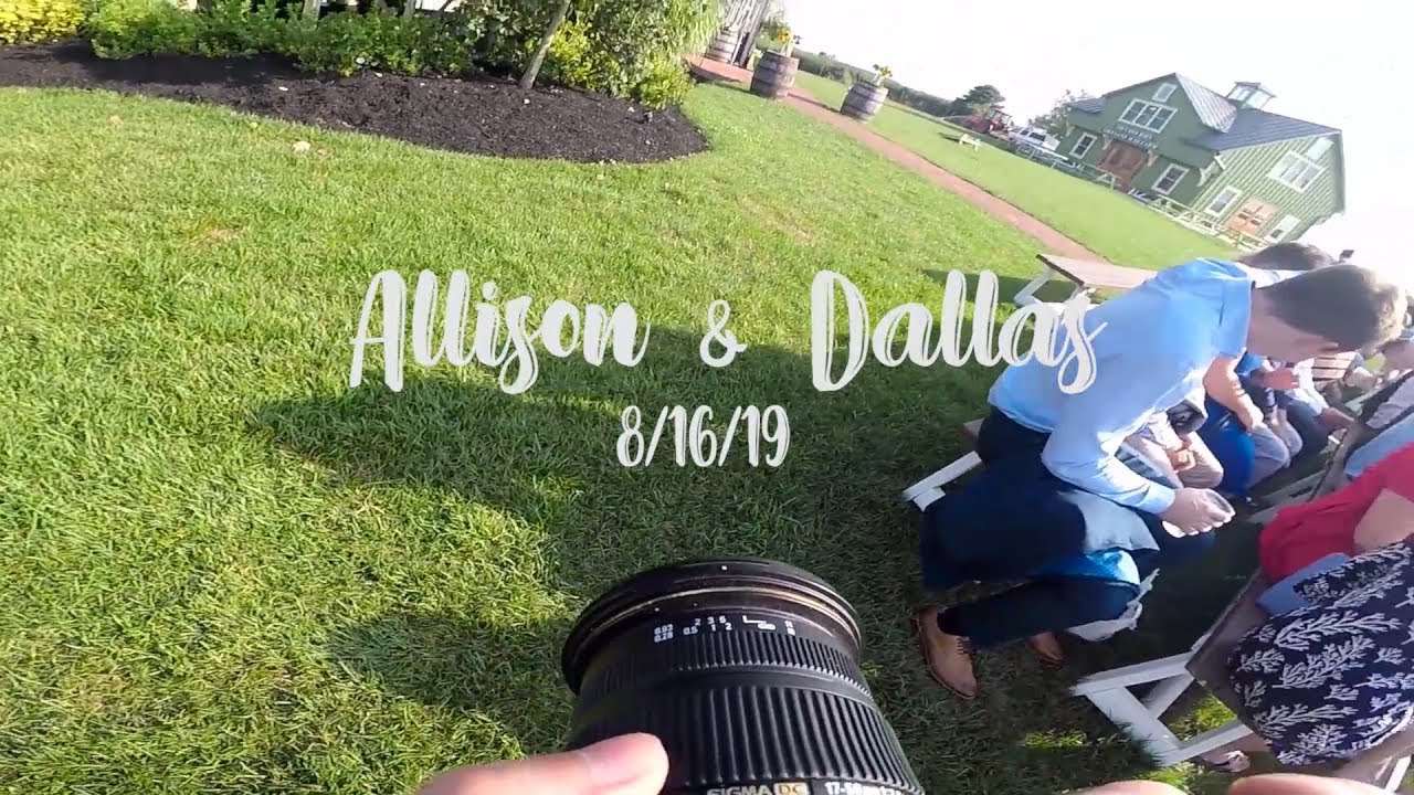 Allison & Dallas - 8/16/19 - GoPro POV Wedding Video - YouTube