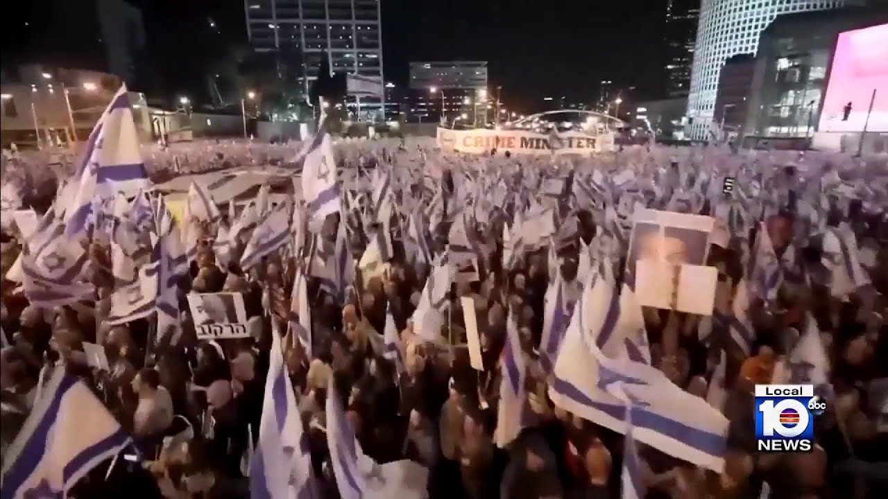 Local 10's Glenna Milberg reports from historic events in Israel - YouTube