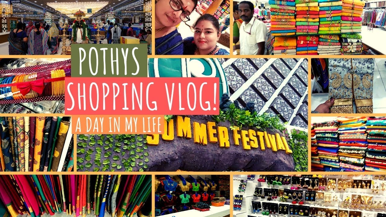 POTHYS SHOPPING VLOG | SUMMER FESTIVAL | BEST COTTON COLLECTION ...
