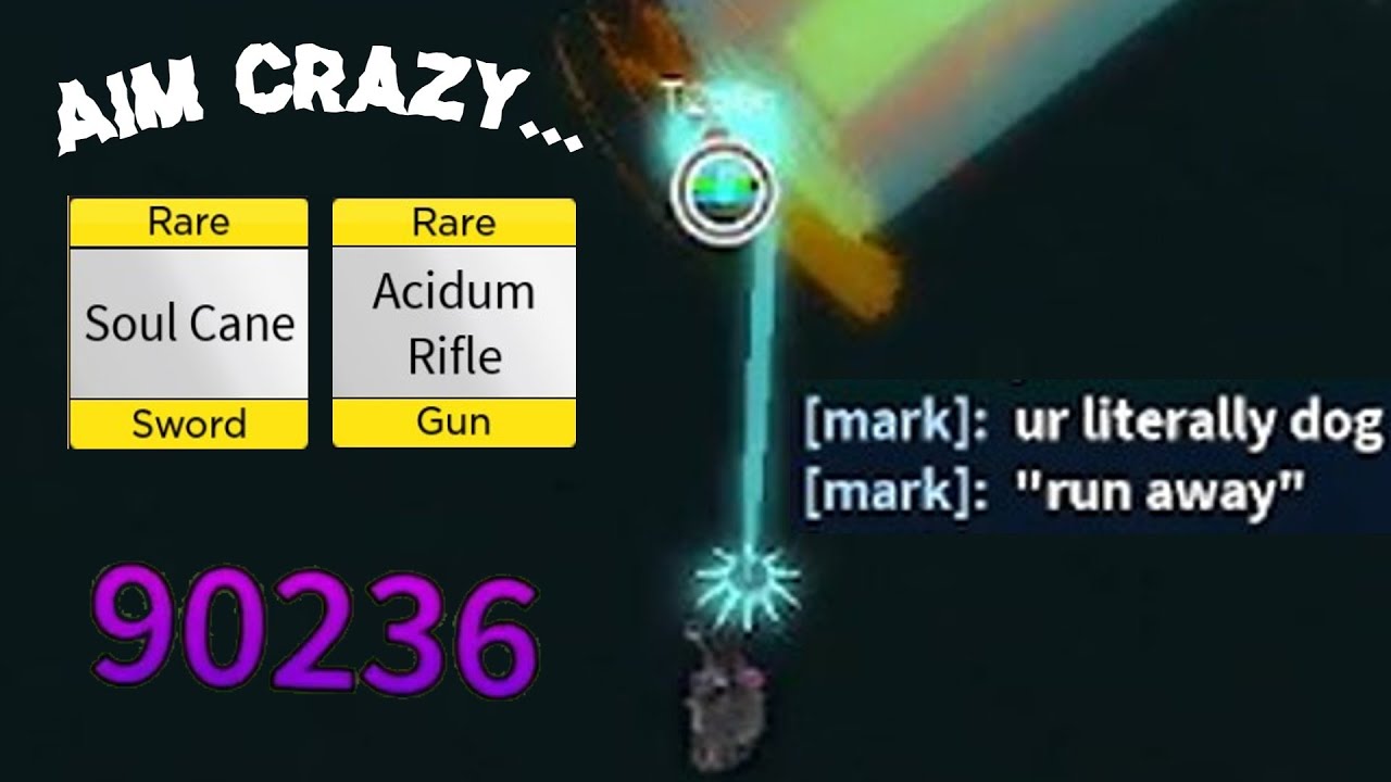 My Acid Gun + Soul Cane Aim Was CRAZY!!! (Bounty Hunting) Blox Fruit ...