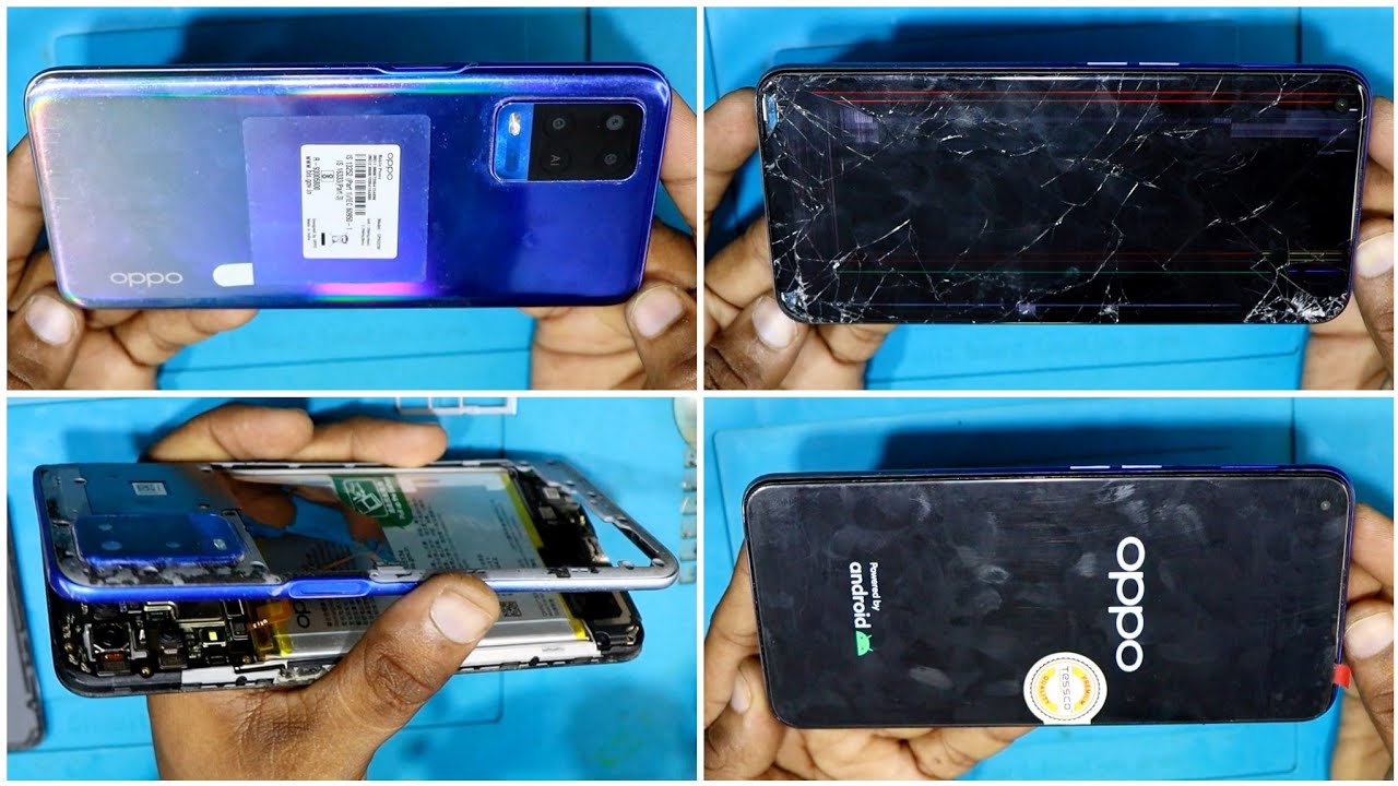 oppo a54 display change / oppo a54 disassembly / oppo a54 back cover ...