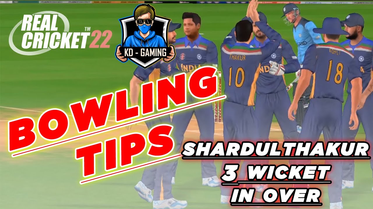 Real Cricket 22 Bowling Tips|Rc22 Bowling Trick, How to Get Wicket In ...