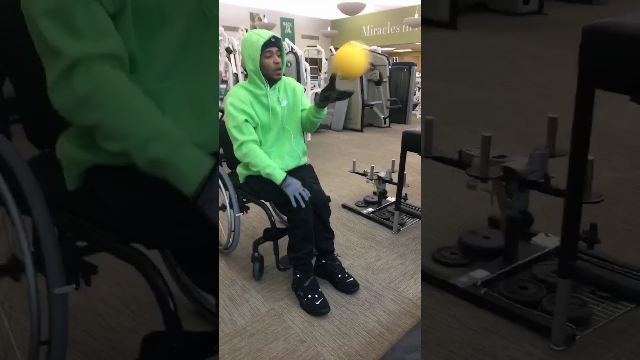 Paraplegic core strengthening short clip - YouTube