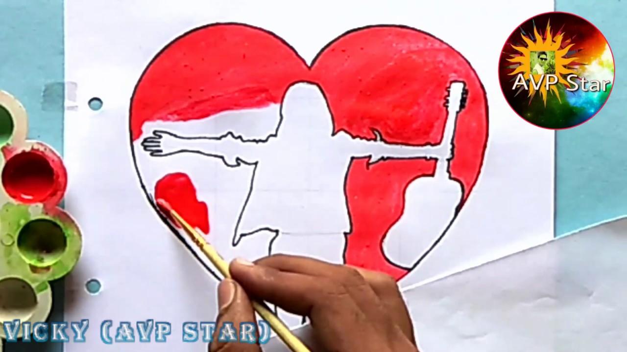 Sad heart painting || How to draw heart || Cute Heart - YouTube