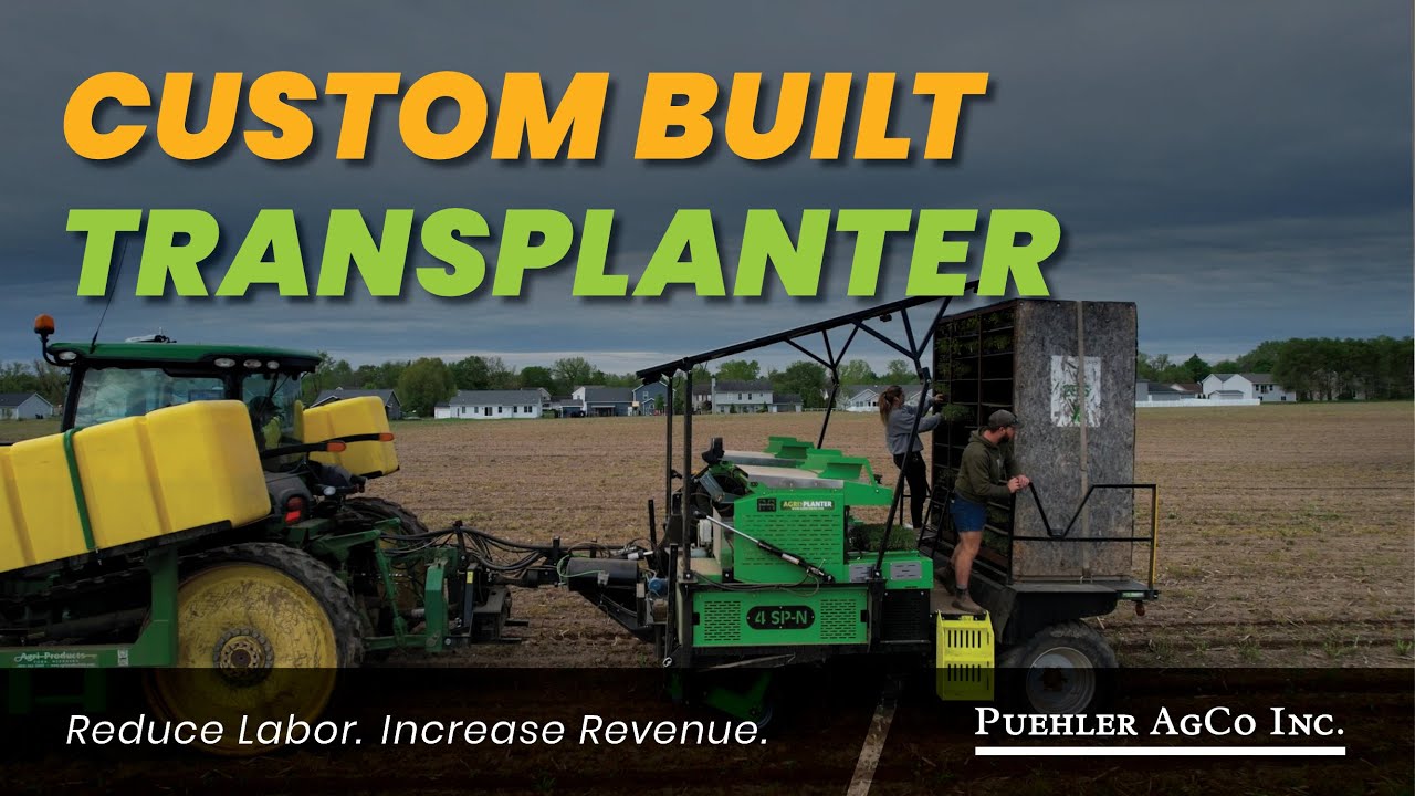 Custom Built Transplanter - YouTube
